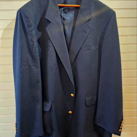 Source Unknown | Suits & Blazers | Mens Navy Blue Blazer Jacket In Size ...